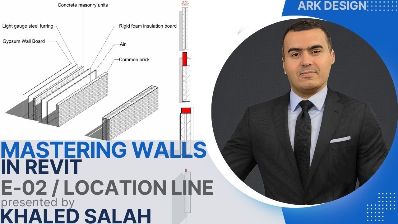 MASTERING WALLS IN REVIT - E02 LOCATION LINE | احتراف تصميم الحوائط في ...
