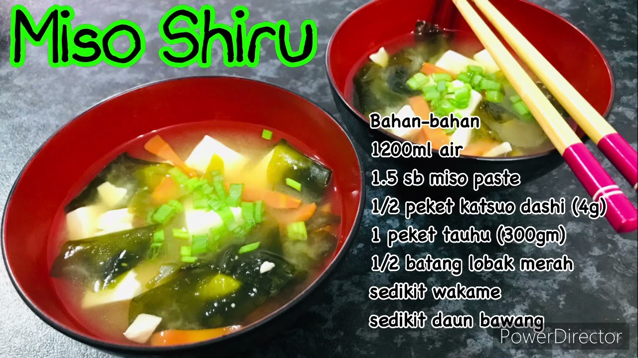 Miso Shiru | Resepi Masakan Jepun | Senang dan Cepat #japanesefoods ...