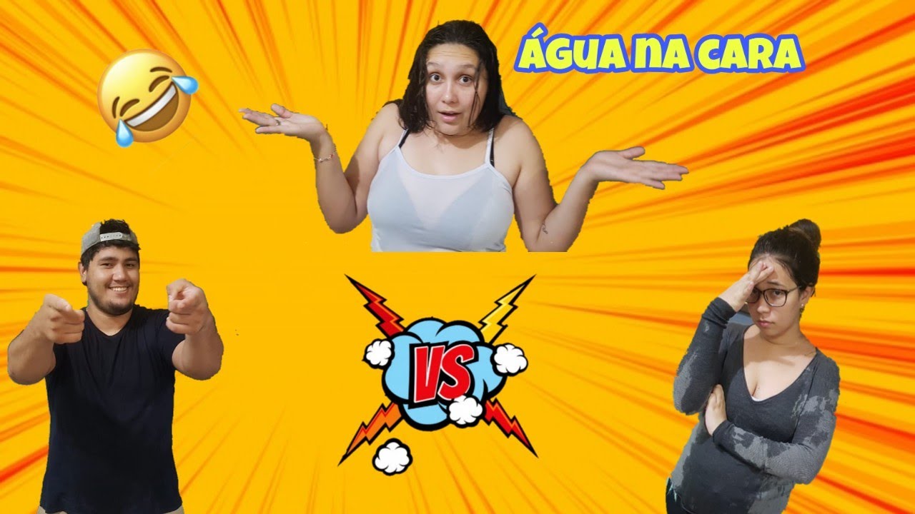 Desafio Copo De Água Na Cara Youtube