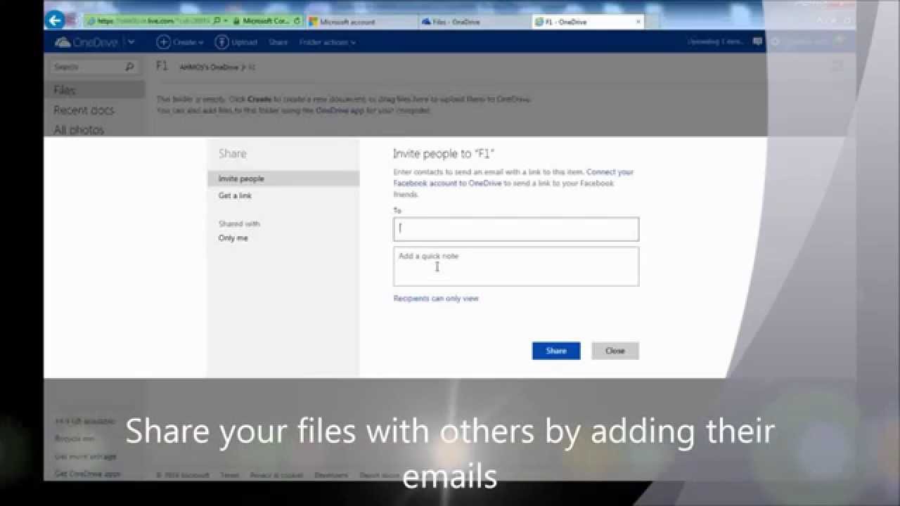 Hotmail OneDrive Cloud space From the inside out - YouTube