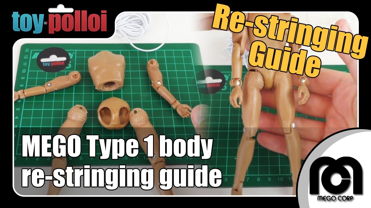 MEGO Type 1 body re-stringing - Toy Polloi - YouTube