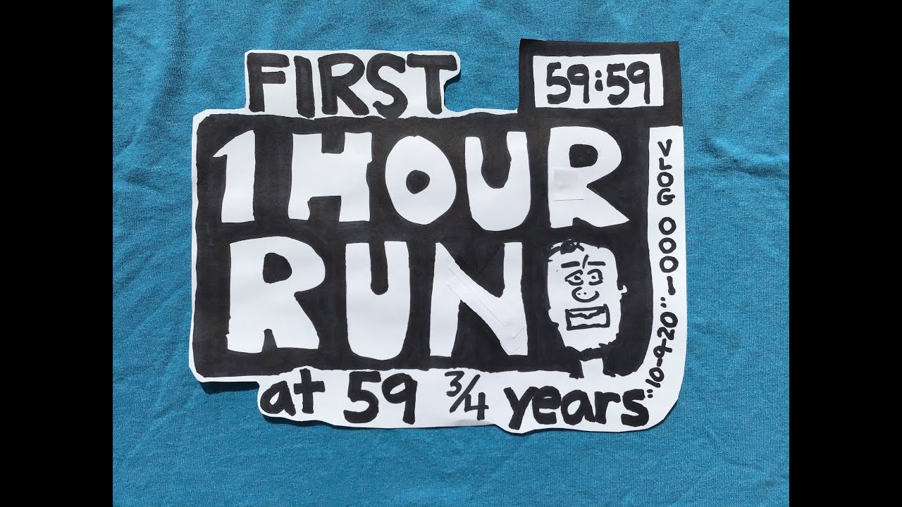 My First 1-Hour Run (Race) at 59 3/4 years old! - YouTube
