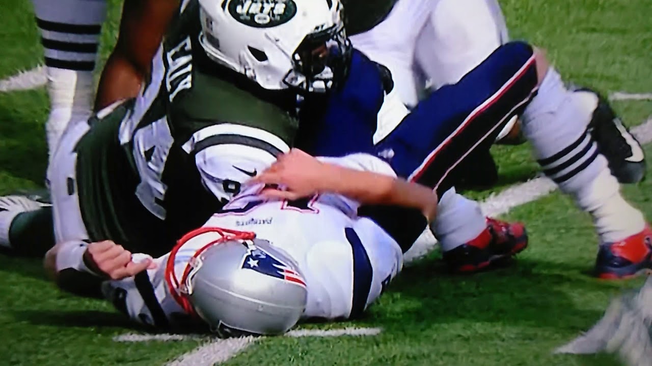 BRADY GET HIT HARD - YouTube