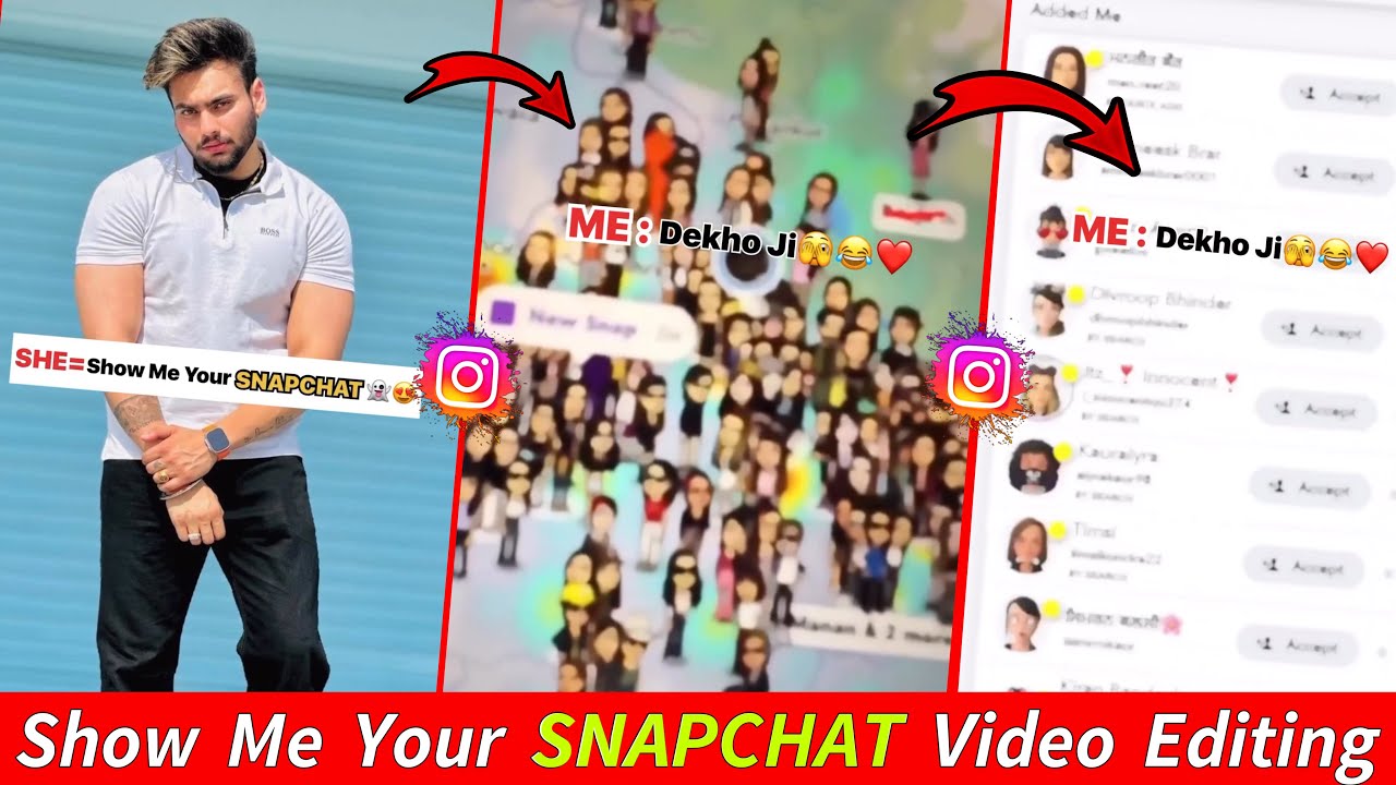 Show me your Snapchat capcut template / Snapchat video editing / Video ...