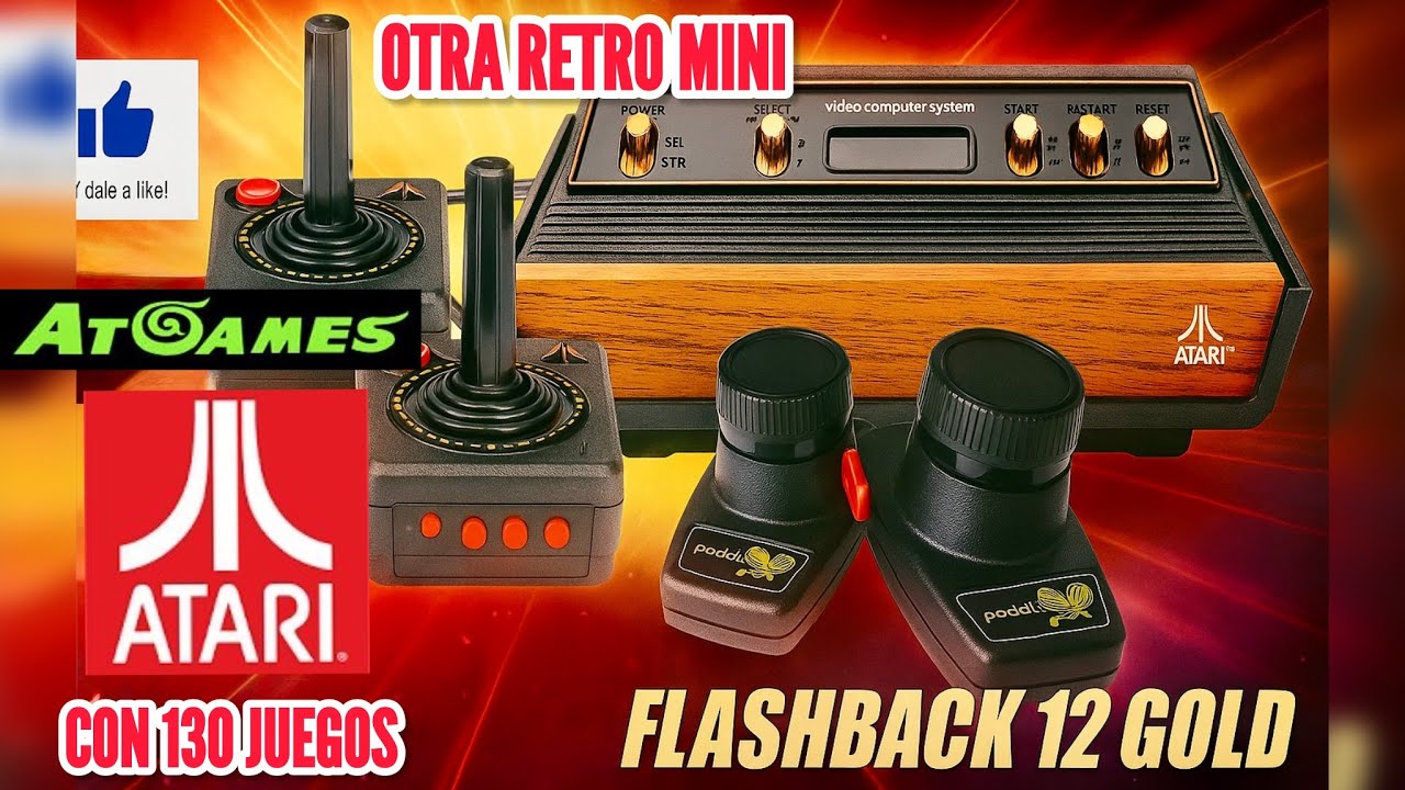 ATARI FLASHBACK 12 GOLD "OTRA RETRO MINI", Unboxing y Review - YouTube