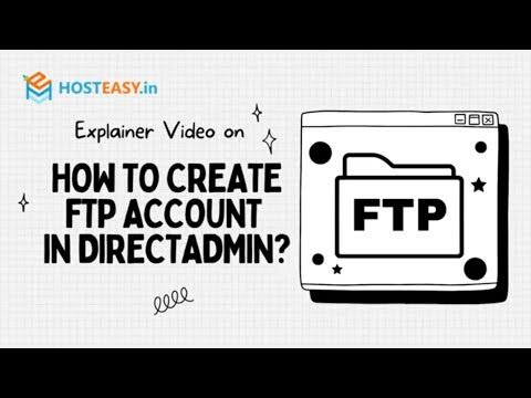 🖥️ How to Create an FTP Account in DirectAdmin Panel | Step-by-Step Guide - YouTube