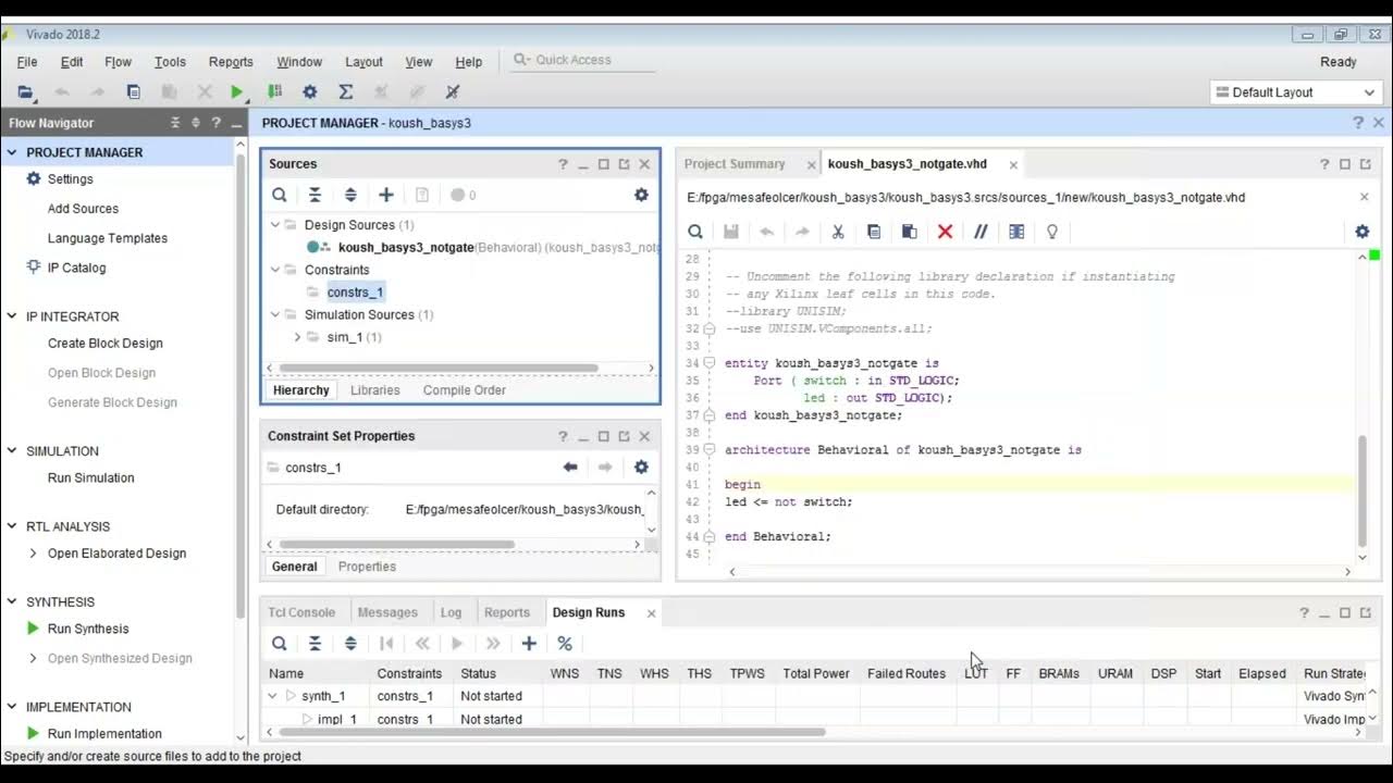 FPGA Mastery: Basys 3 Programming via Vivado | USB Interface & Pin Mapping Unveiled! - YouTube