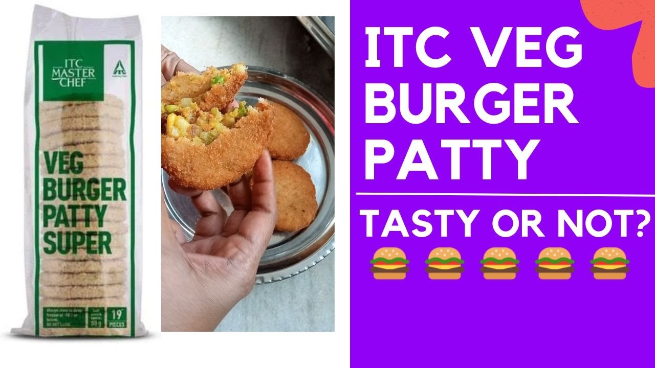 ITC Master Chef Veg Burger Patty🍔| Review | Tasty or Not Tasty? - YouTube