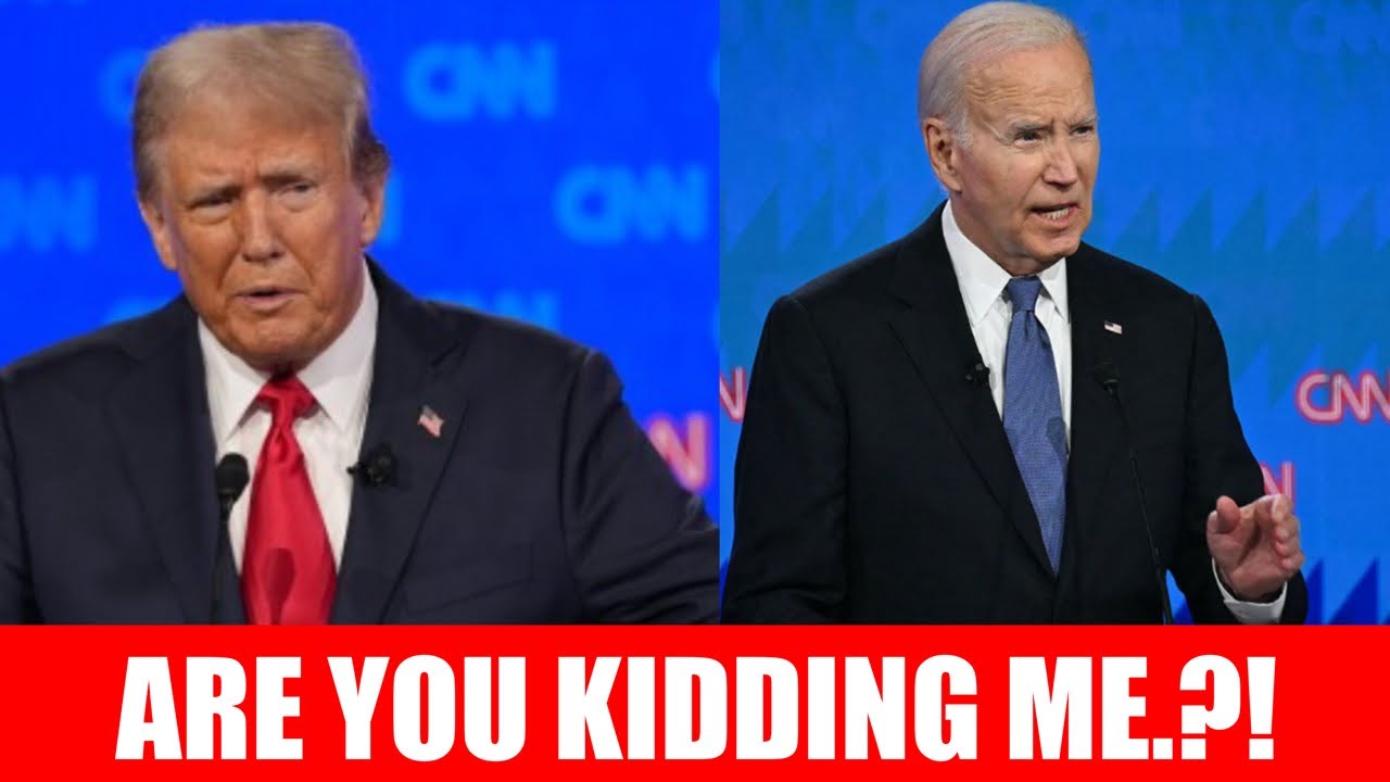 Reaction to Donald Trump and Joe Biden first presidential DEBATE. HAHA ...