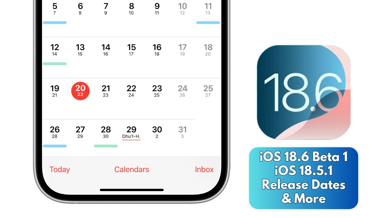 iOS 18.6 Beta 1 Release Date & More - YouTube