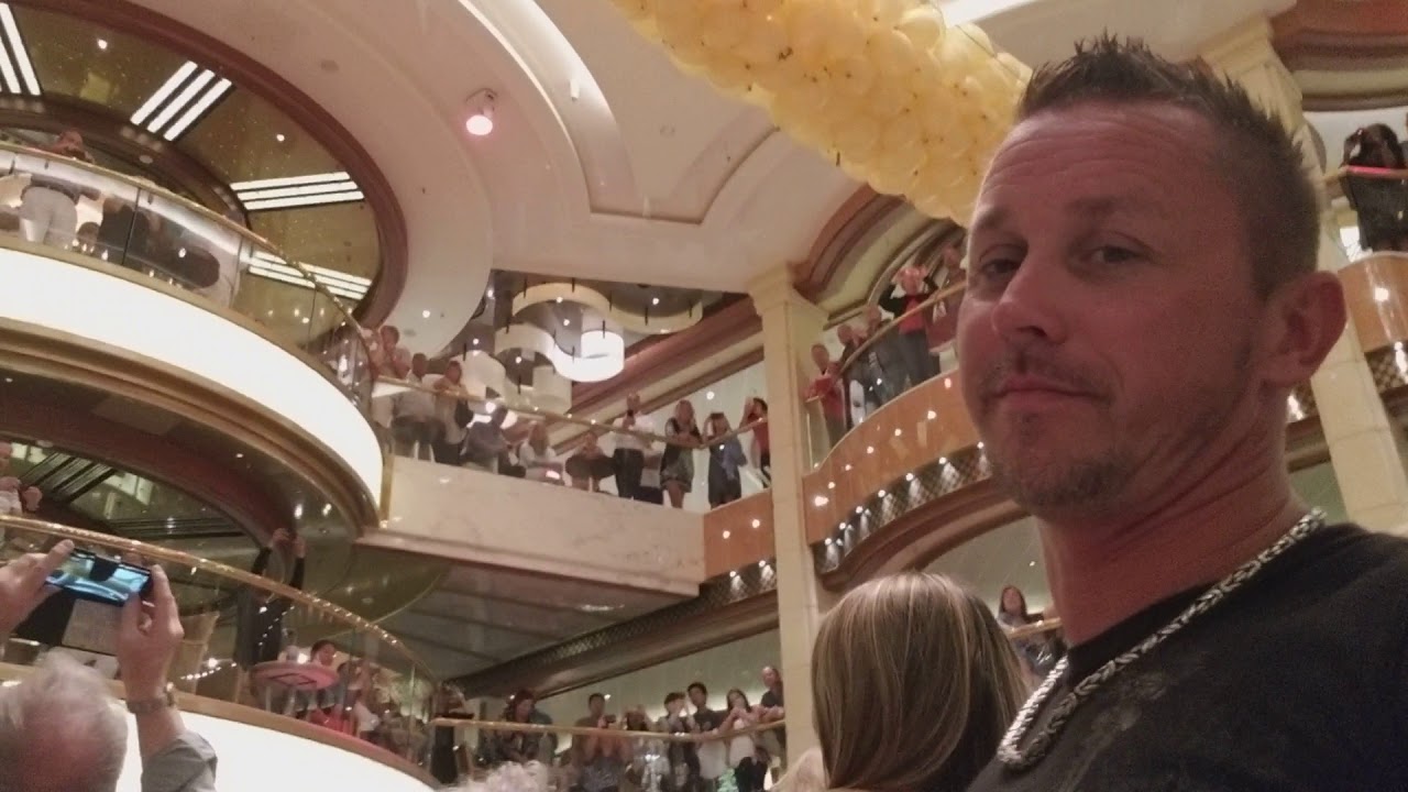 Balloon drop princess cruises to the Bahamas - YouTube