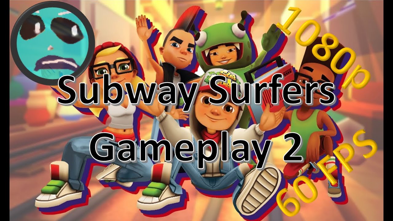 Subway Surfers gameplay 2 | 60 fps | 1080p | copyright free | tiktok ...