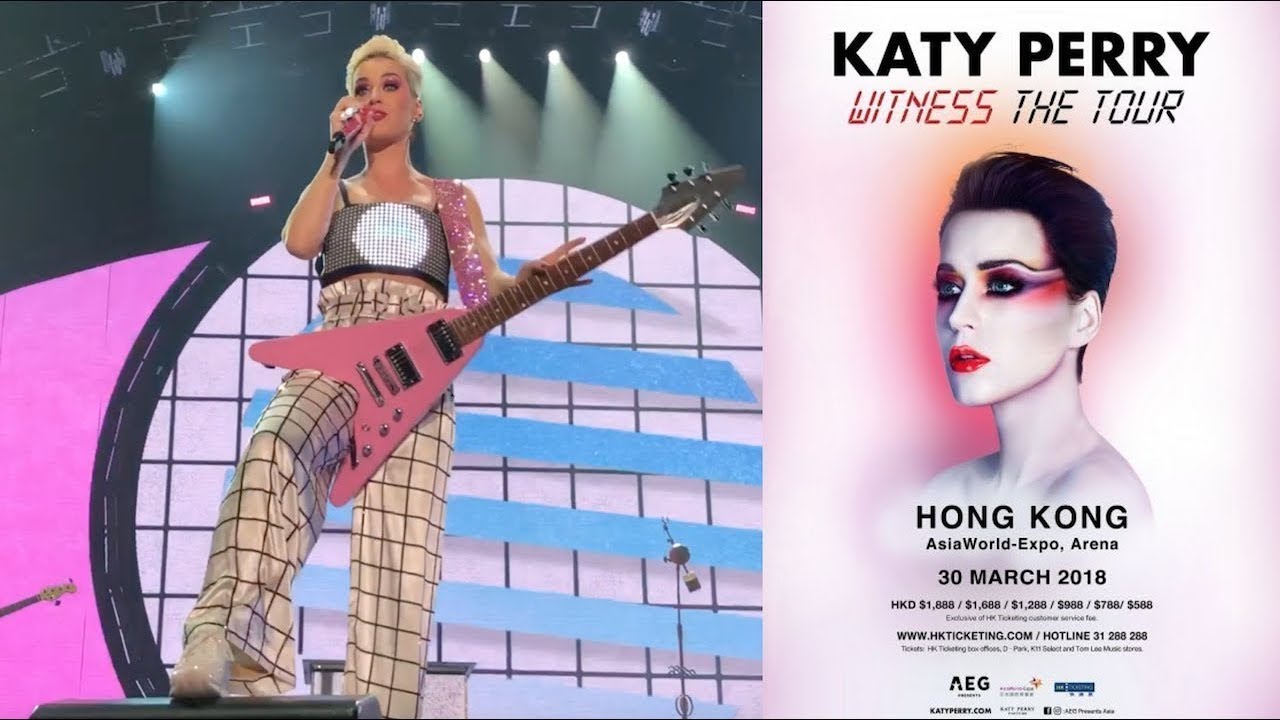 KATY PERRY WITNESS THE TOUR Live in Hong Kong - YouTube