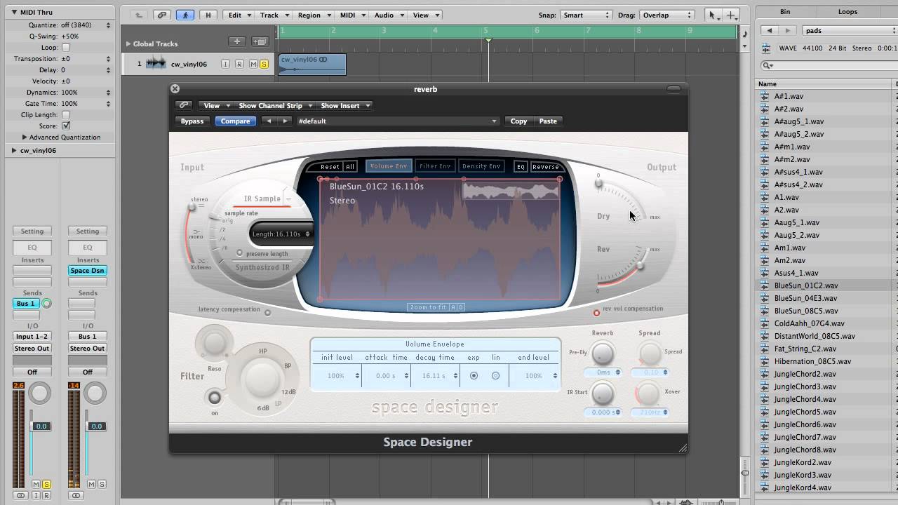 Logic Pro Tutorial - Space Designer pt.1 - YouTube