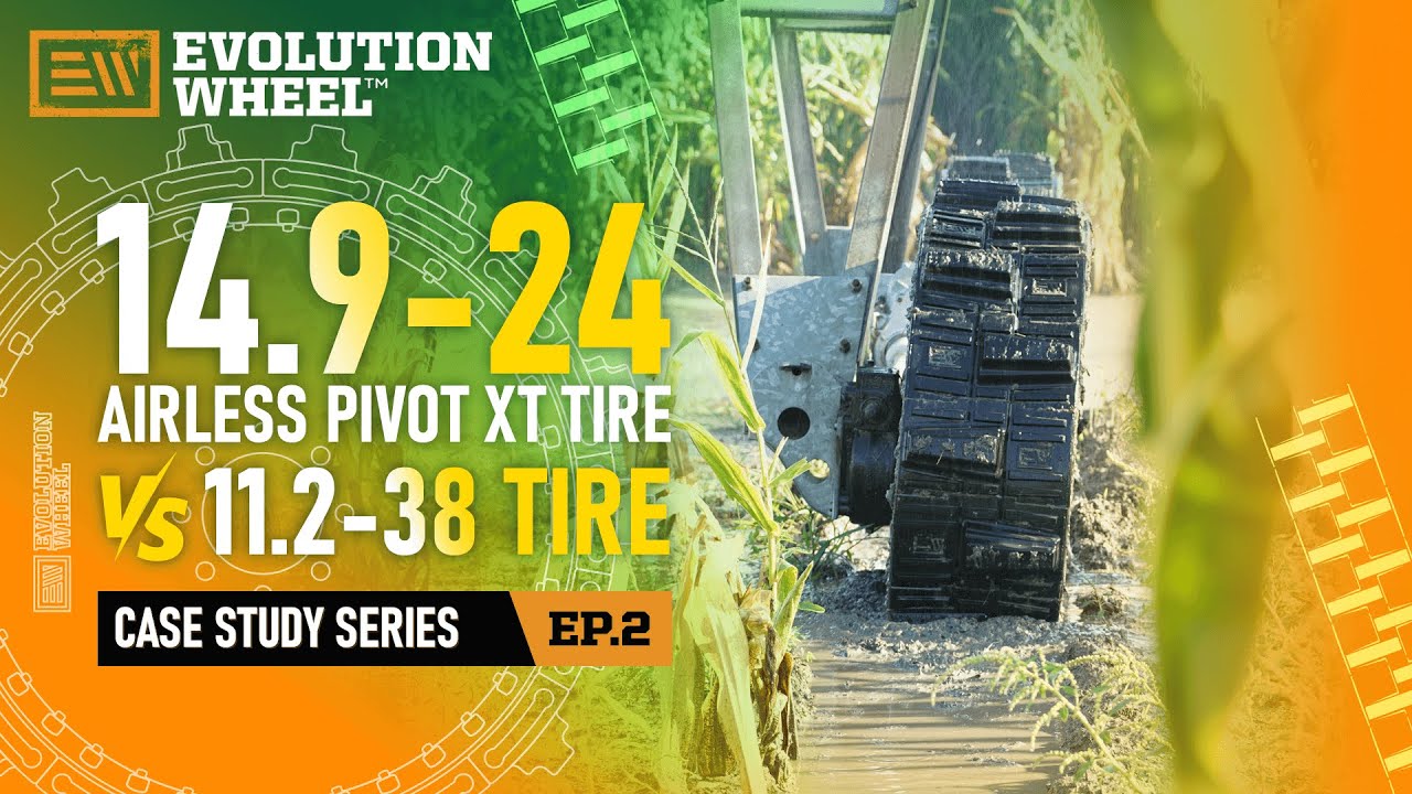 14.9-24 Airless Pivot Tire VS. 11.2-38 Pivot Tire | Track Depth Case Study EP: 2 - EWRS-PIVOT XT ...