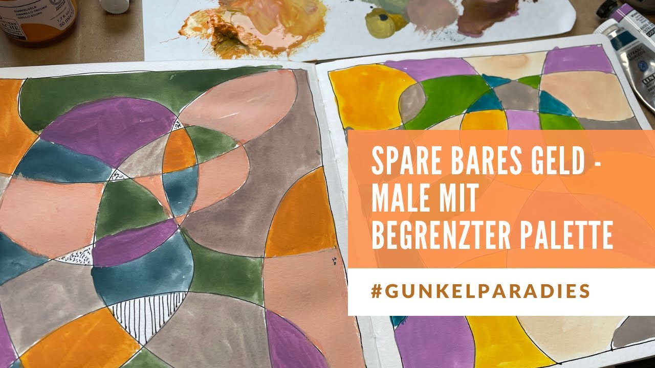 Malen mit begrenzter Palette? So sparst du bares Geld! - YouTube