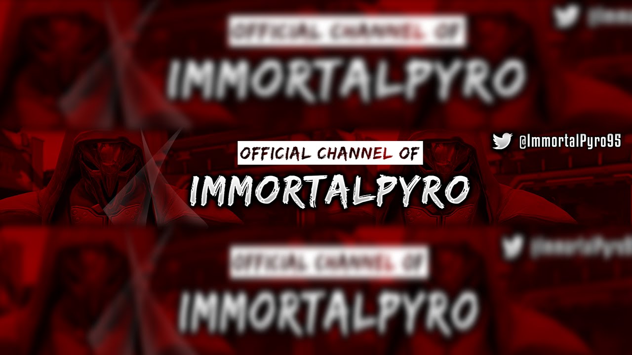 Gaming Banner SpeedArt For @ImmortalPyro | Insane Channel Art SpeedArt ...