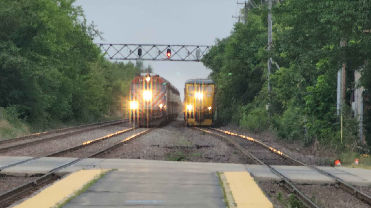 Trains On Metra's UP-NW Line - 6/20/24 - YouTube