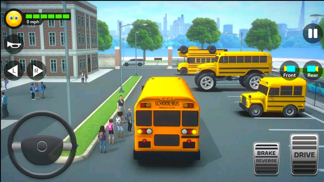 high school bus simulator 3d| school bus driving simulator 3d game|high school bus driving 2022 ...