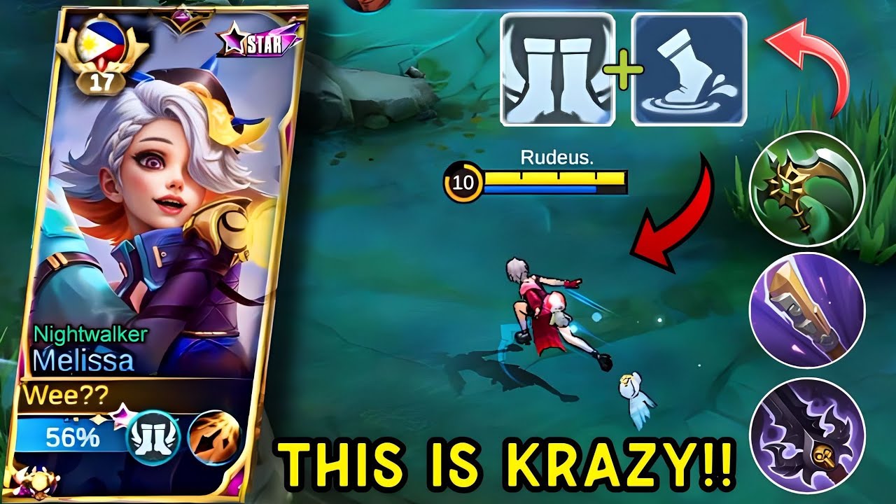 THIS 💯% KRAZY!! SPEED + ATTACK SPEED (Melissa New Emblem Set) - YouTube