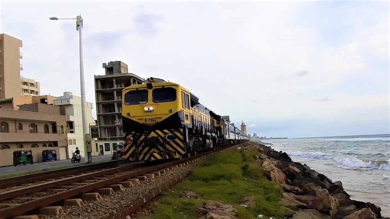 Indian Class M11 Diesel Locomotive near Kollupitiya Railway Station ...