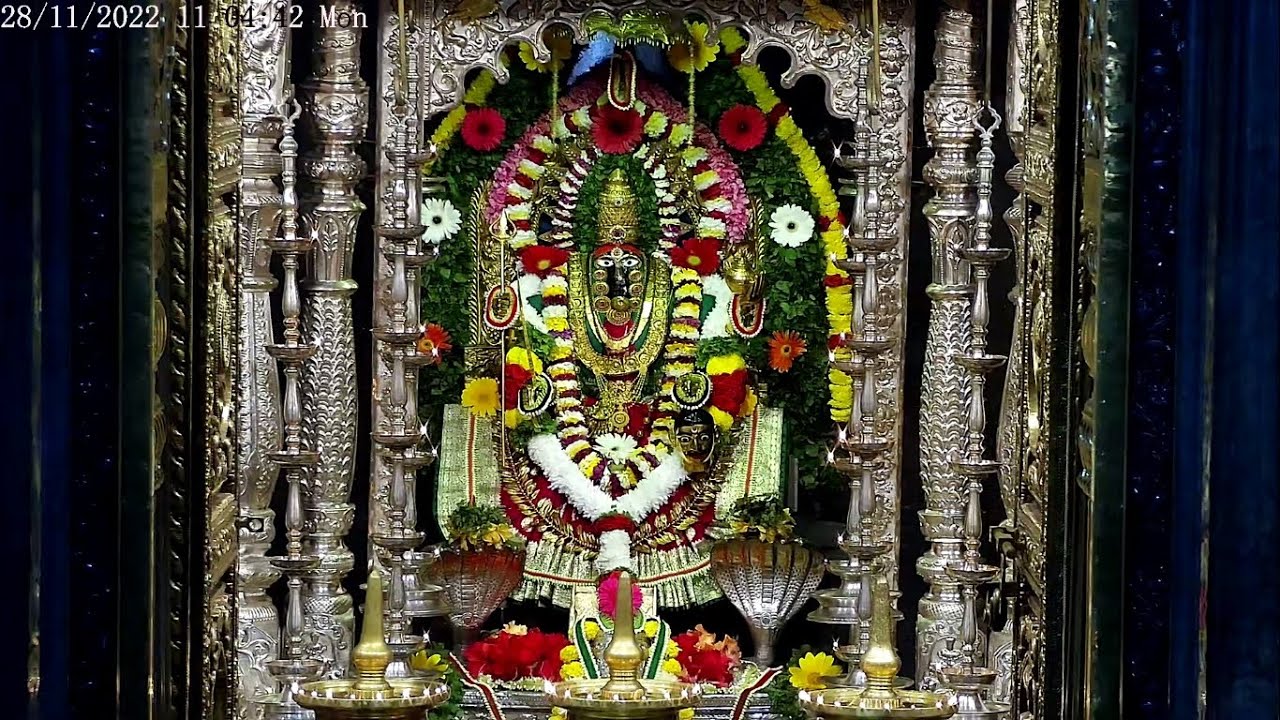 Shree Mahalasa Narayani Mahalasa Alankar & Madhyanh Aarati 28th ...