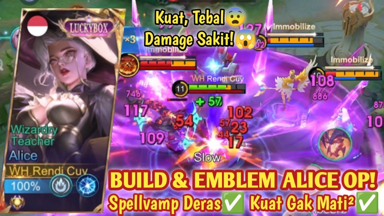ALICE BUILD & EMBLEM TANK OP BANGET! BURUAN PAKE SEBELUM AUTO BAN ...