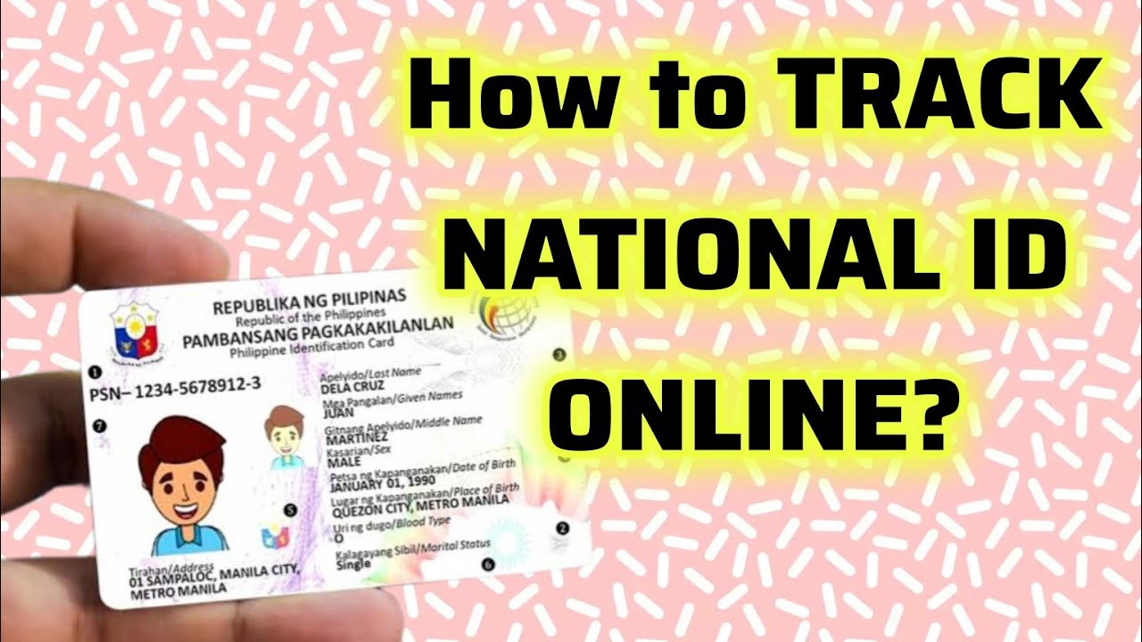 Paano e TRACK ang NATIONAL ID ONLINE? - YouTube