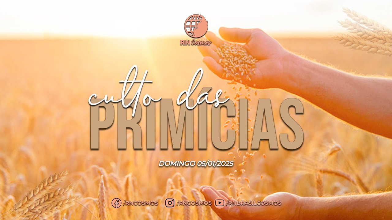 CULTO DAS PRIMICIAS | PR. ERIVELTON ANDRADE | CULTO DE DOMINGO | 05/01 ...