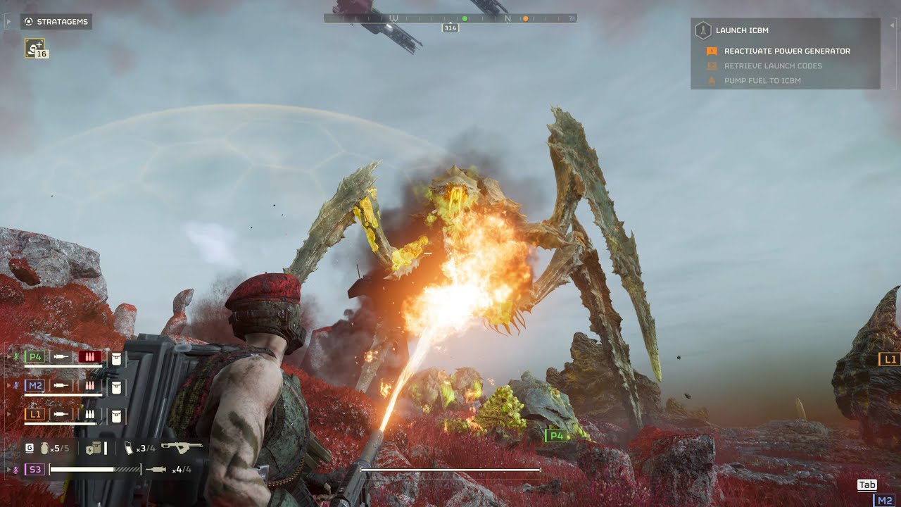 Battle with Terminids - Super Helldive Difficulty - 4K Quality - Helldivers 2 - YouTube