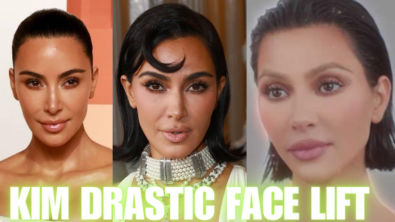 KIM BUSTED! DRAMATIC FACE LIFT REVEALED - YouTube