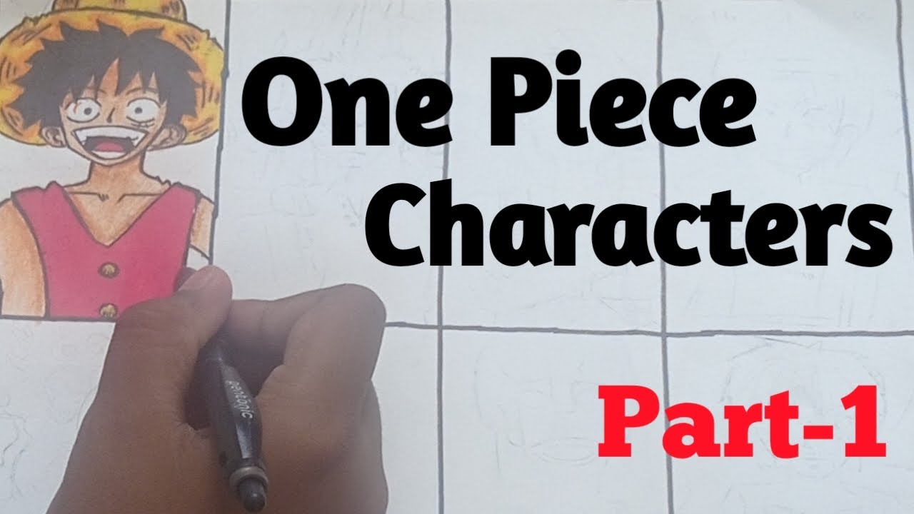 One Piece Characters part-1/drawing/wait for part-2. - YouTube