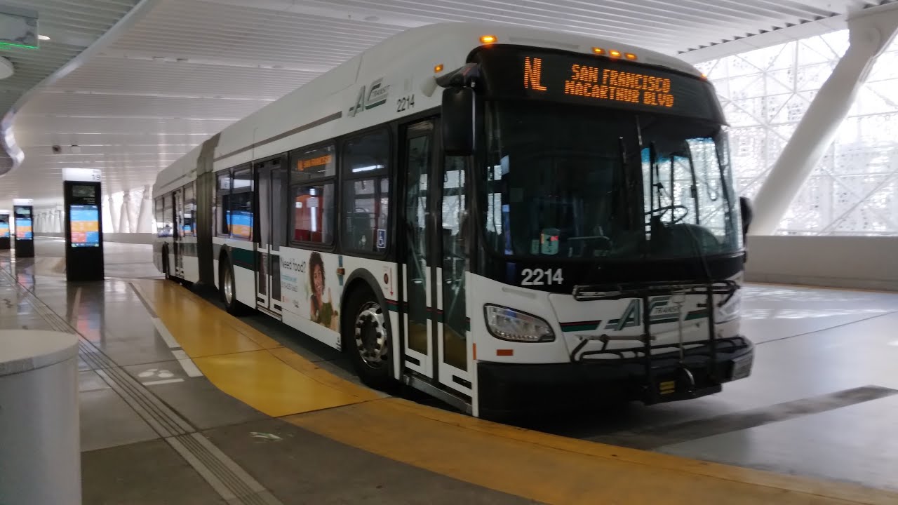 AC Transit 2013 New Flyer XD60 2214 on Line NL - YouTube