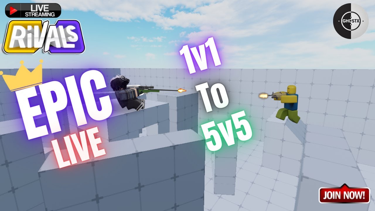 RIVALS 1V1 TO 5V5 - YouTube