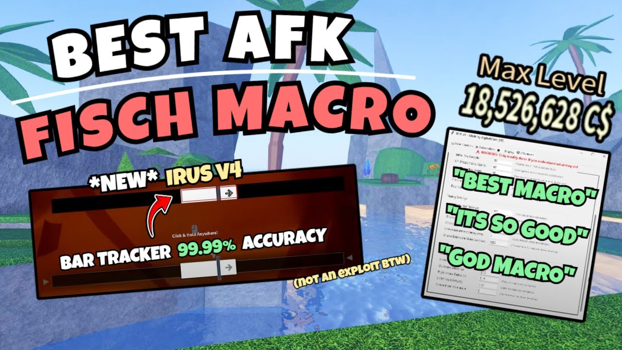 FISCH MACRO IRUS V4 TUTORIAL | Roblox - YouTube