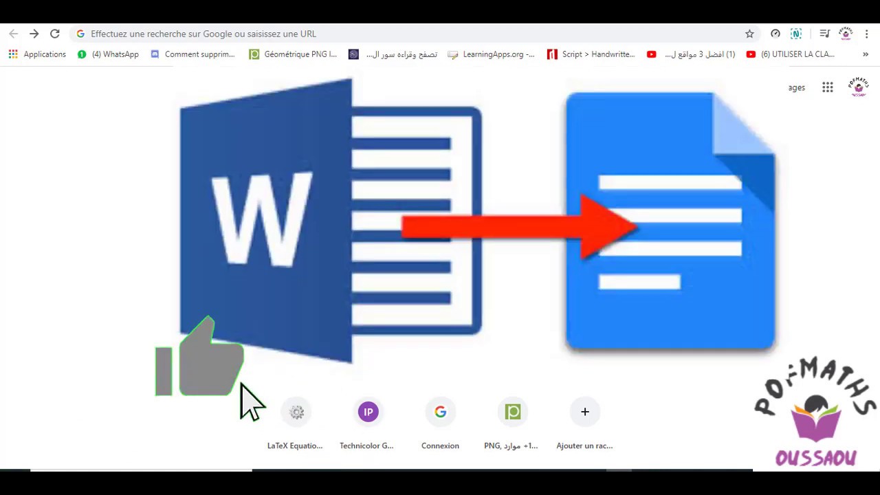 Transformer d'un QCM sur Word vers google forms - YouTube