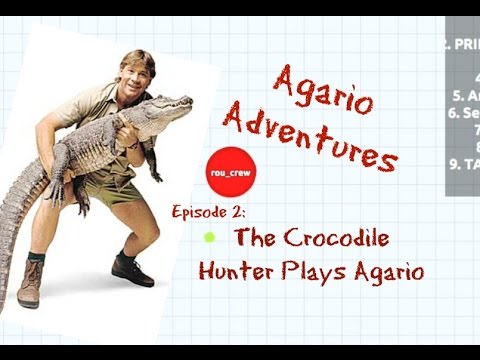 Agario Adventures Episode 2: The Crocodile Hunter Plays Agario - YouTube