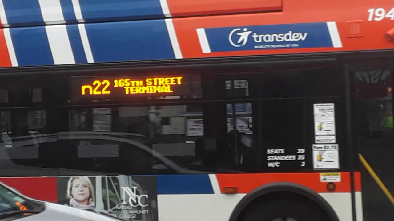 NICE Bus: 2016 New Flyer XN40 [1943] N22 @ Hillside Ave - YouTube