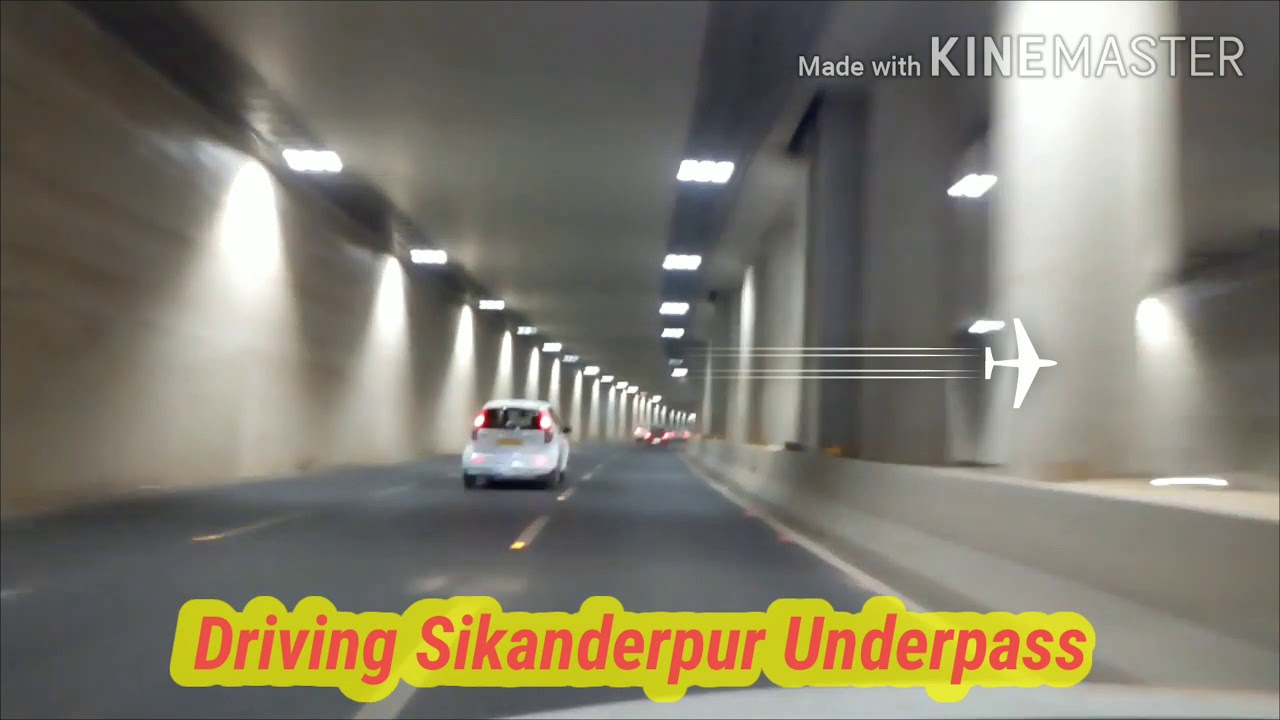 Driving Sikanderpur Underpass - YouTube