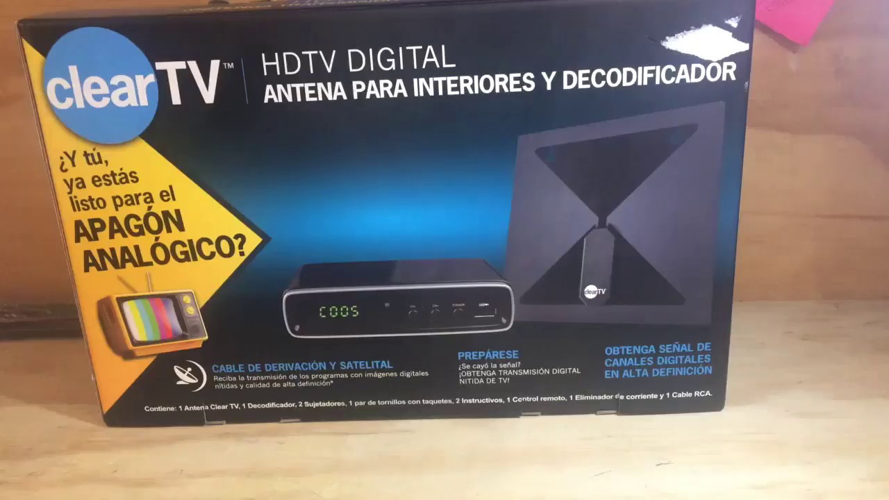 Clear TV Unboxing Como Lo Vio En TV - YouTube