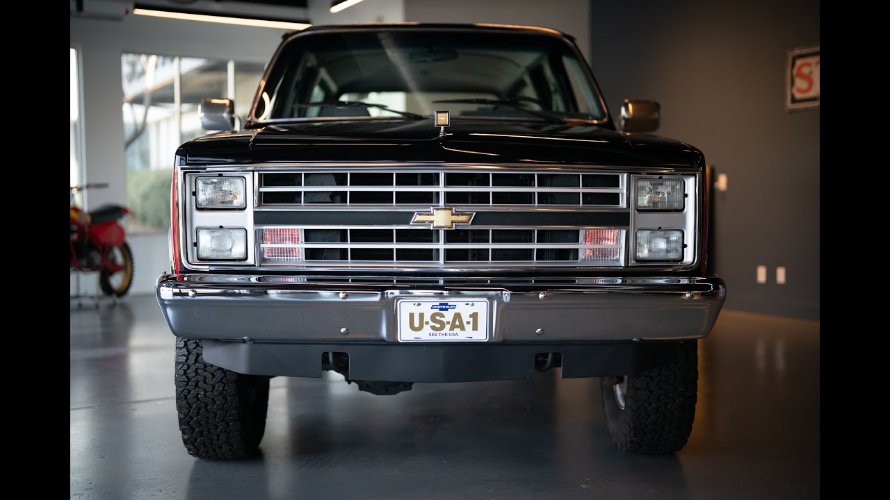 1985 Square Body Burb test run. - YouTube