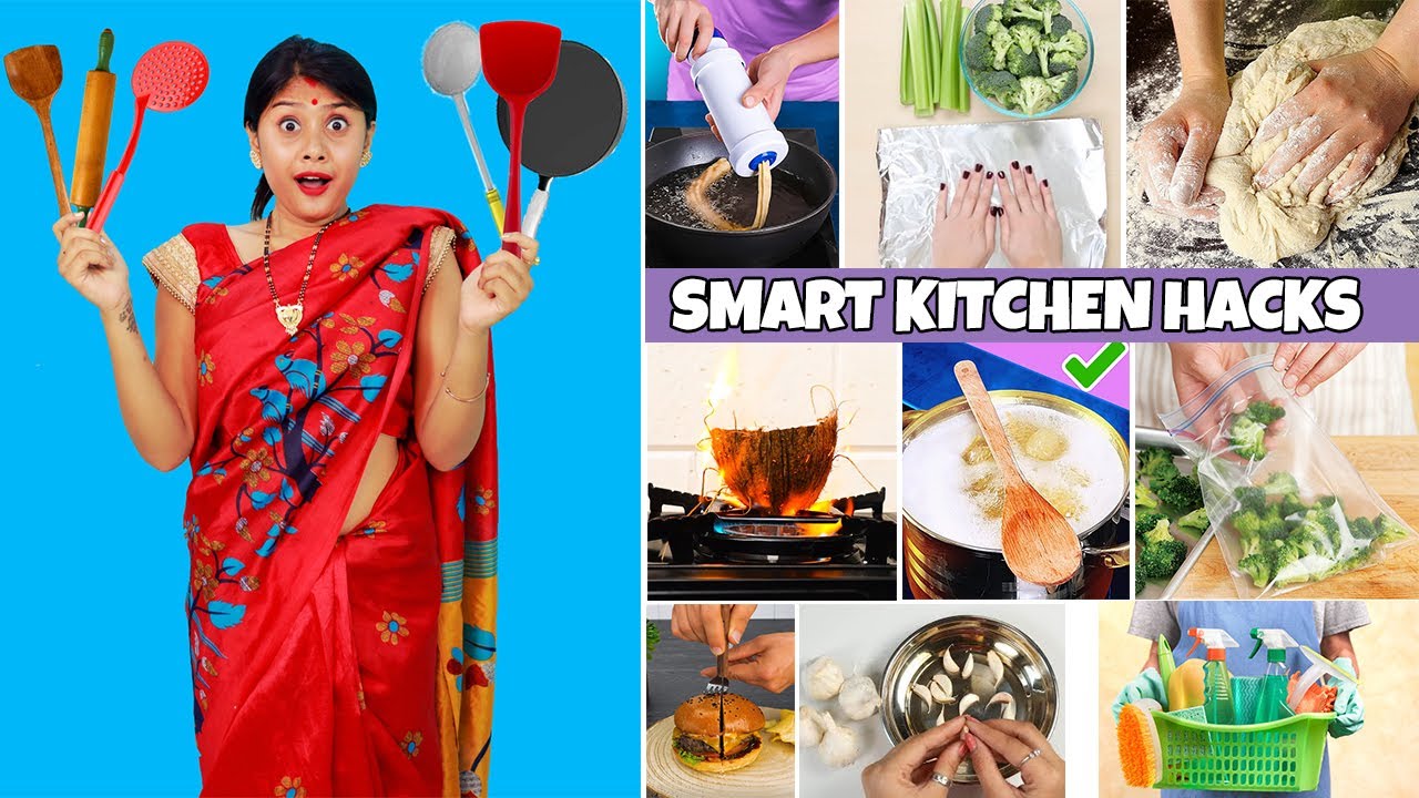 Amazing KITCHEN HACKS & TIPS Everyone Should Know | Useful Kitchen ...