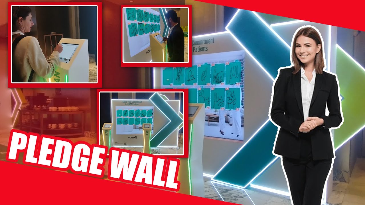 Digital Pledge Commitment Wall - YouTube