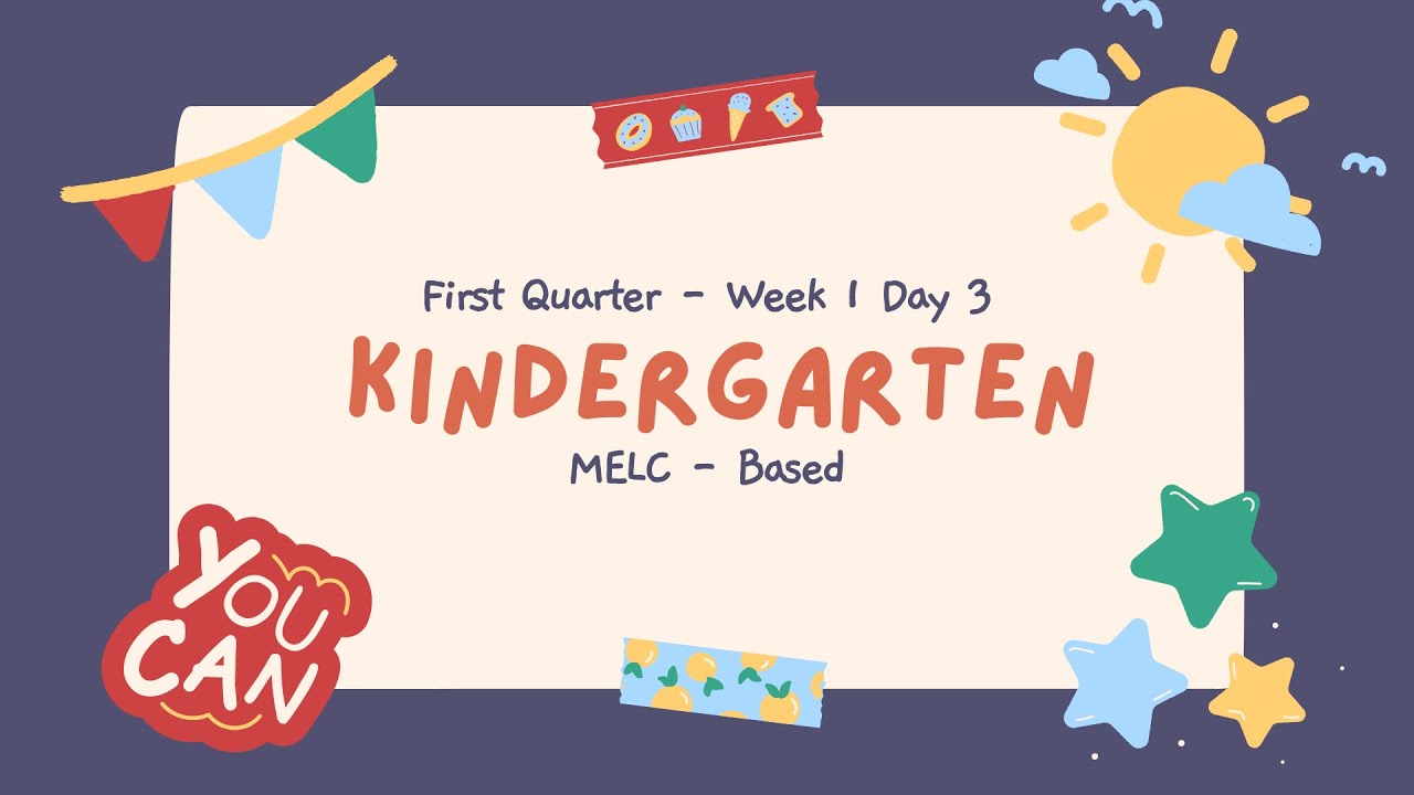 Kindergarten Week 1 Day 3 - YouTube