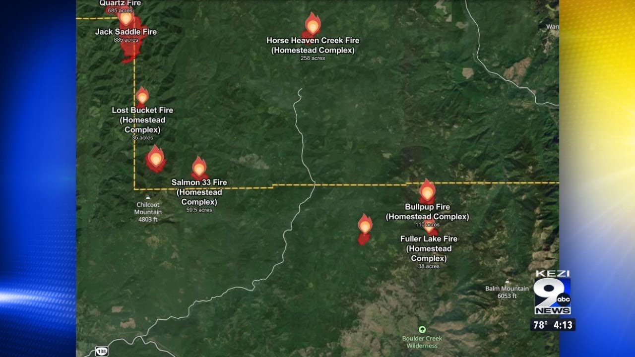 Firefighters working to contain Homestead Complex - YouTube