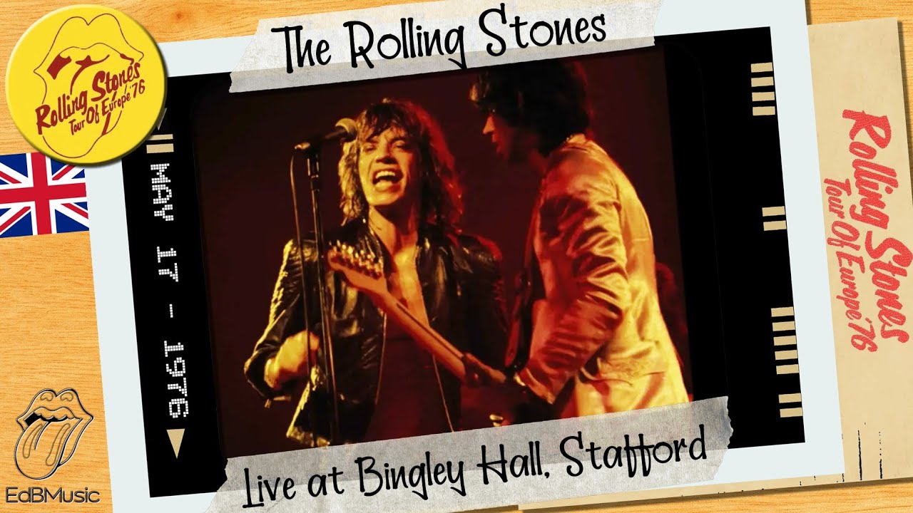 The Rolling Stones live at Bingley Hall, Stafford - 17 May 1976 ...