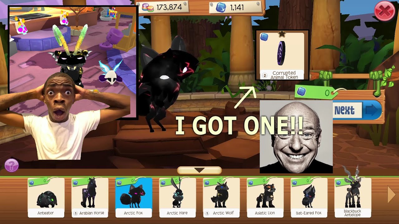 Getting a CORRUPTED ANIMAL TOKEN!! Animal Jam - YouTube