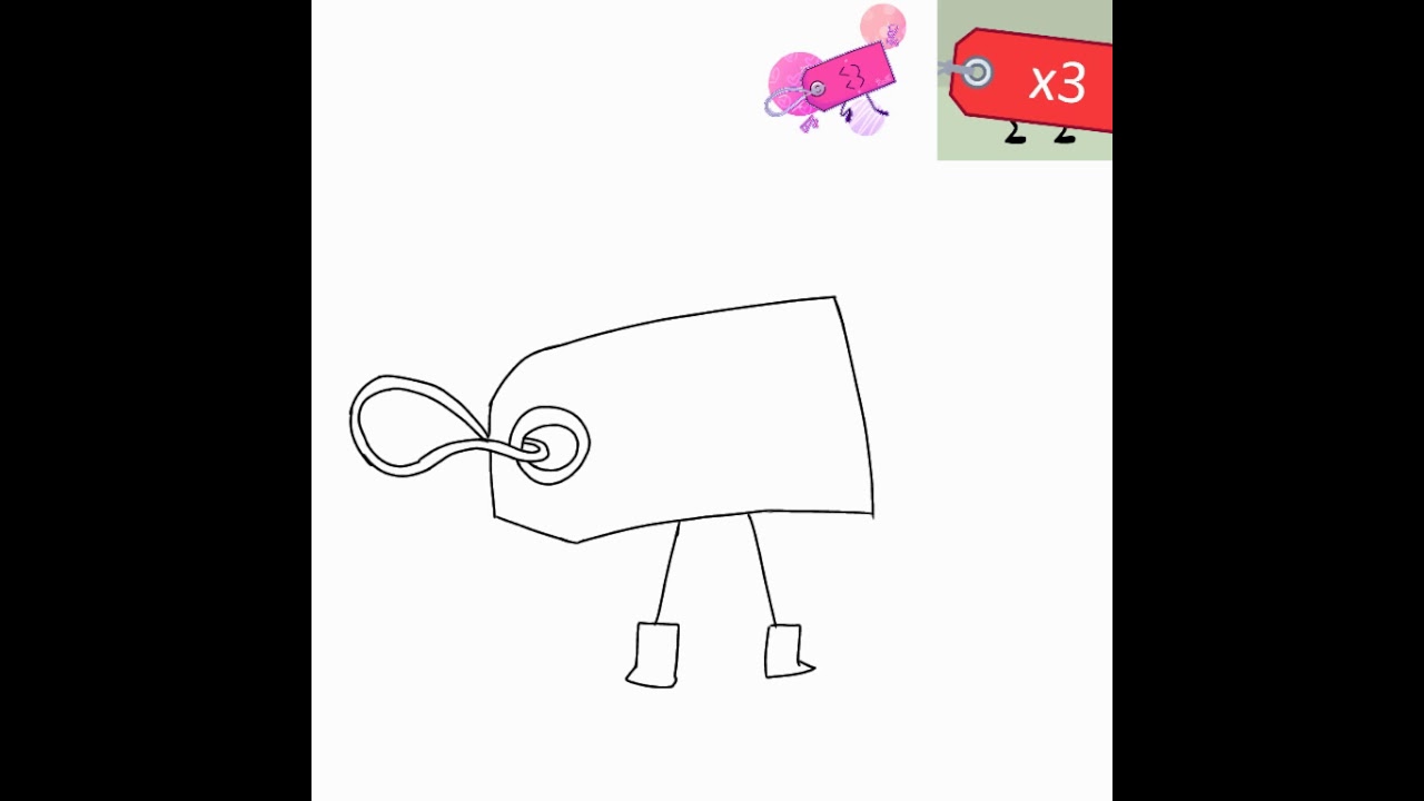 Price tag from tpot! // speedpaint - YouTube