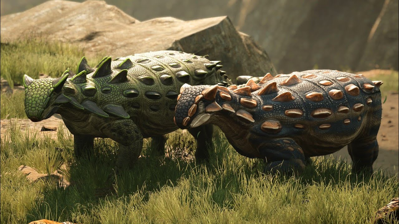 Path of Titans: Toothless Lizard - Anodontosaurus showcase! - YouTube