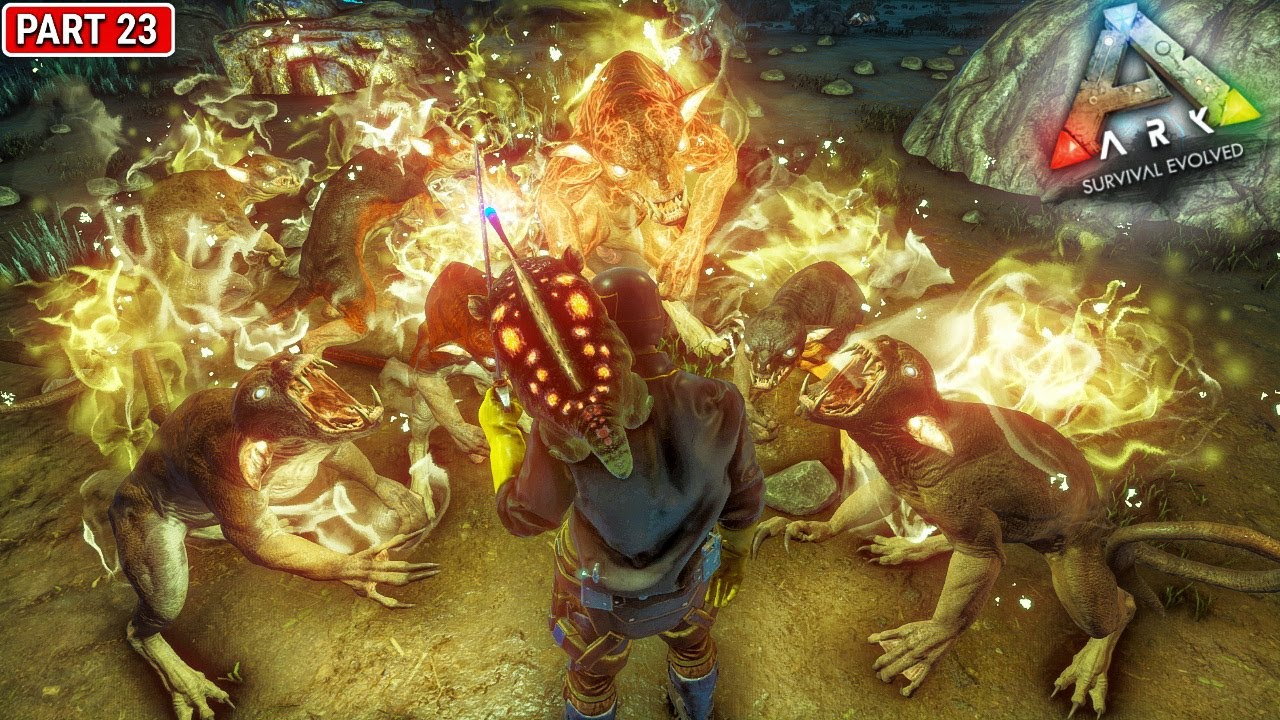 Nameless Venom Hunting For Baby Rock Drake 🔥🔥🔥 : ARK Aberration : ARK ...